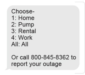 Outage Reporting - Diverse Power